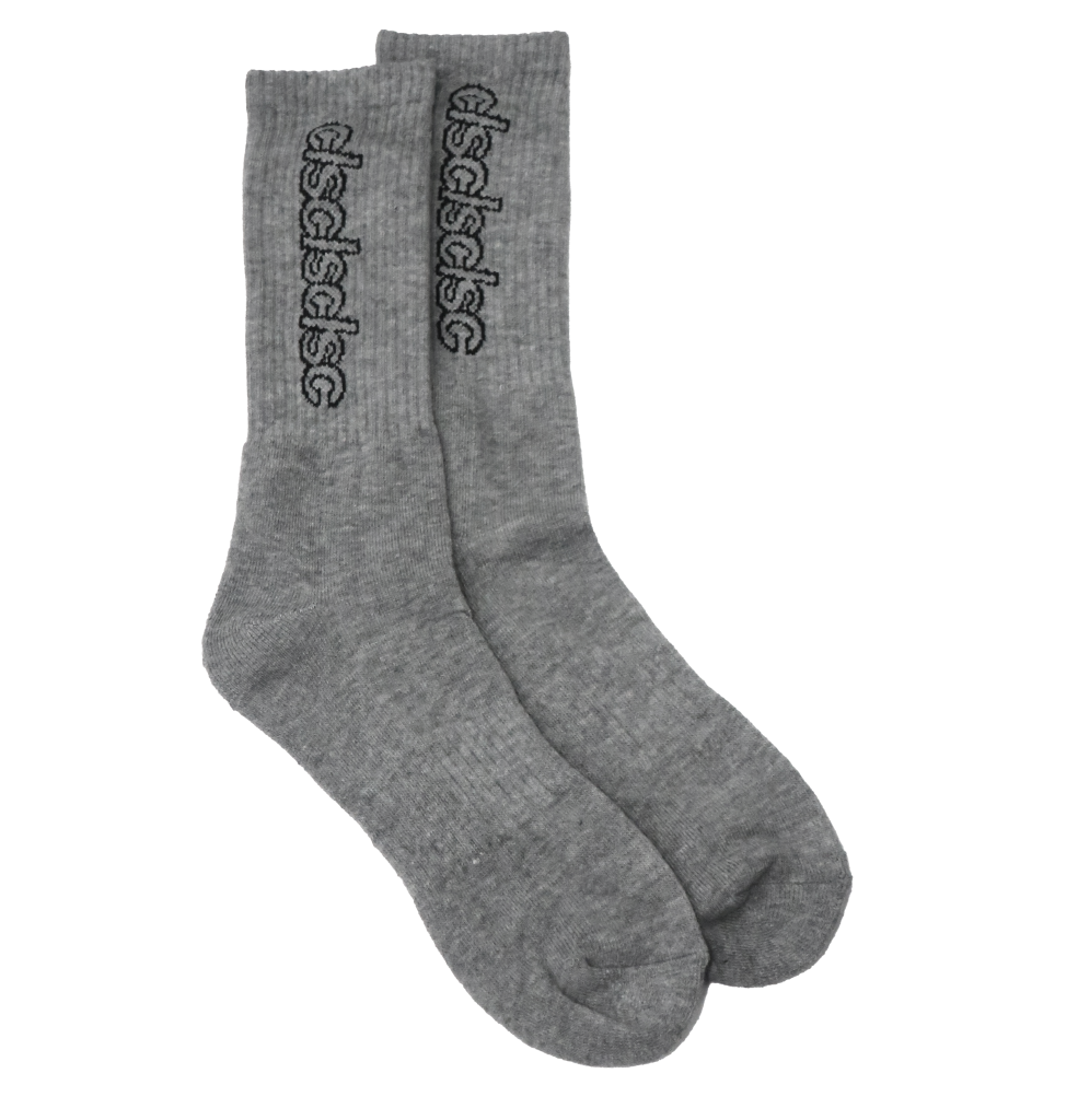 Vertical Script Crew Sock – CLSC